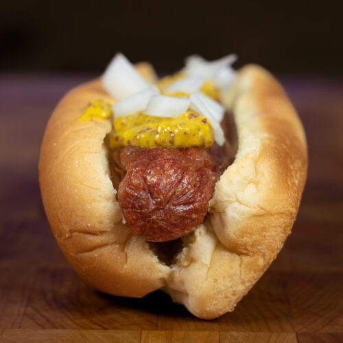 Coney Island Rippers with PBR Mustard - The Grill Dads